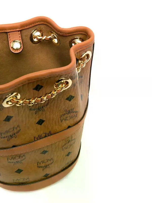 Mcm Mini Aren Leather Backpack