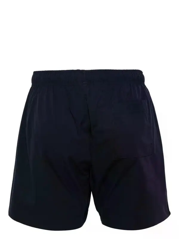 BOSS Logo-print Swim Shorts - Blue