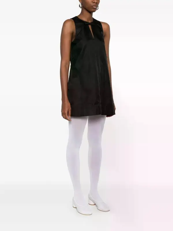 GANNI Bow-detail Mini Dress