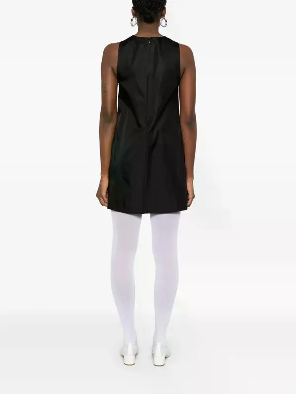 GANNI Bow-detail Mini Dress