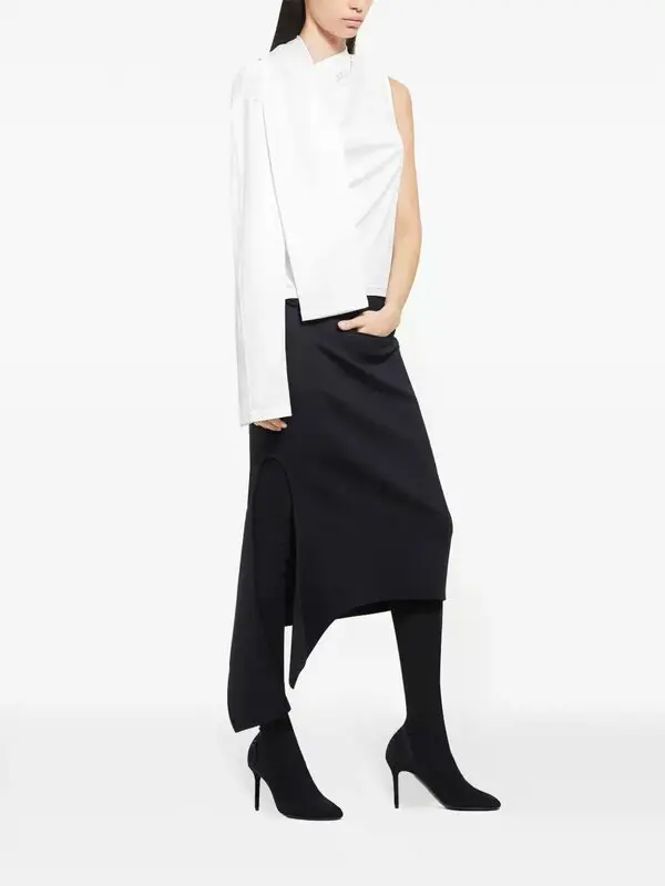 COURREGES Asymmetric Off-shoulder T-shirt