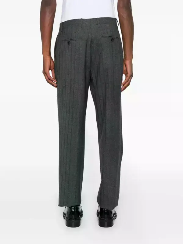 Etro Striped Pleated Trousers