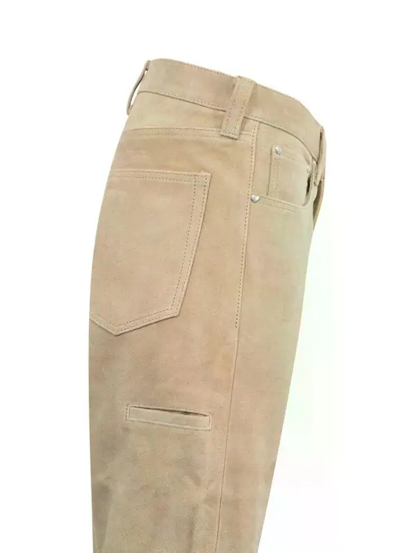 HUMAN MADE Suede Leather Trousers