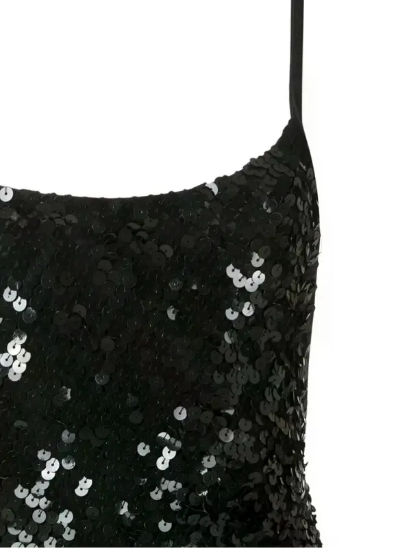 AMIR SLAMA Sequin Embellished One-piece Swimsuit