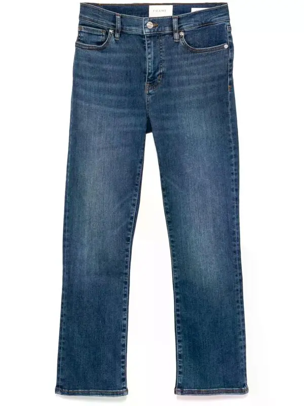 FRAME Le High Straight Jeans