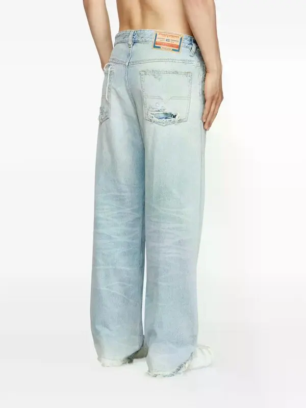 DIESEL® D-macro Wide Leg Jeans