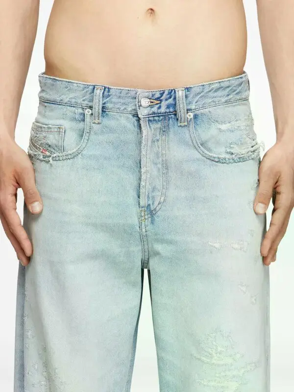 DIESEL® D-macro Wide Leg Jeans