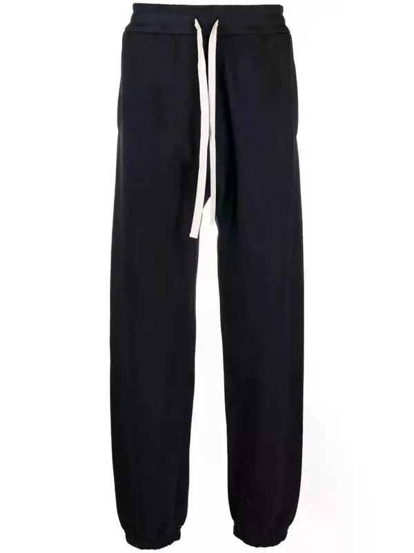 JIL SANDER Drawstring Cotton Track Pants