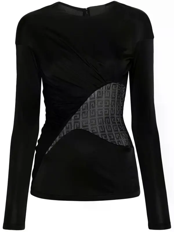 Givenchy G-lace Panelled Top