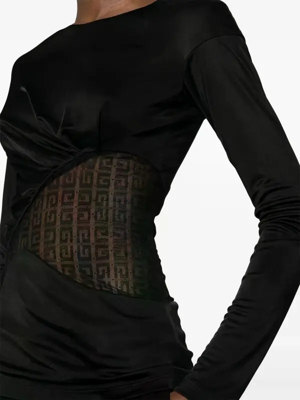Givenchy G-lace Panelled Top