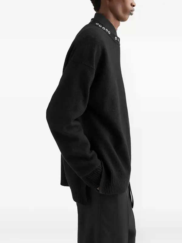 JIL SANDER Eyelet-embellished Sweater