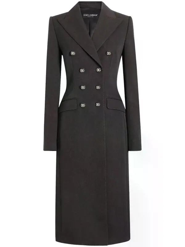 Dolce & Gabbana Double-breasted Coat With Padded Hips