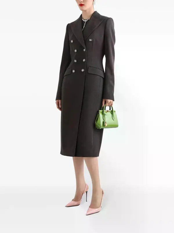 Dolce & Gabbana Double-breasted Coat With Padded Hips