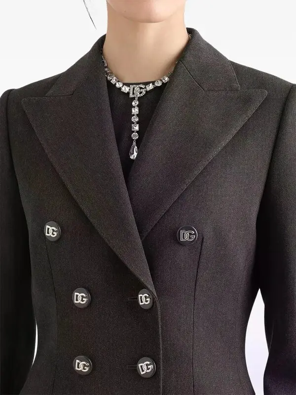 Dolce & Gabbana Double-breasted Coat With Padded Hips
