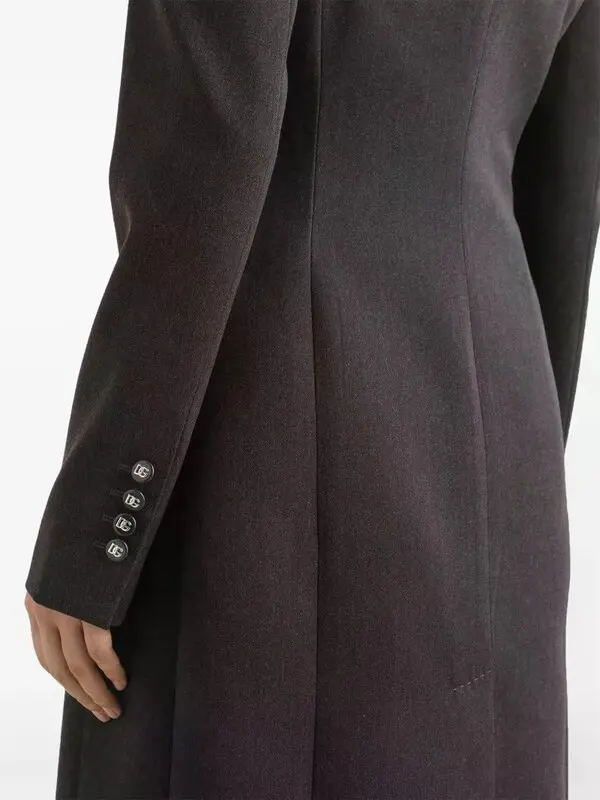 Dolce & Gabbana Double-breasted Coat With Padded Hips