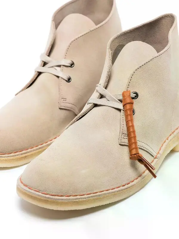 Clarks Suede Ankle Desert Boots - Neutrals