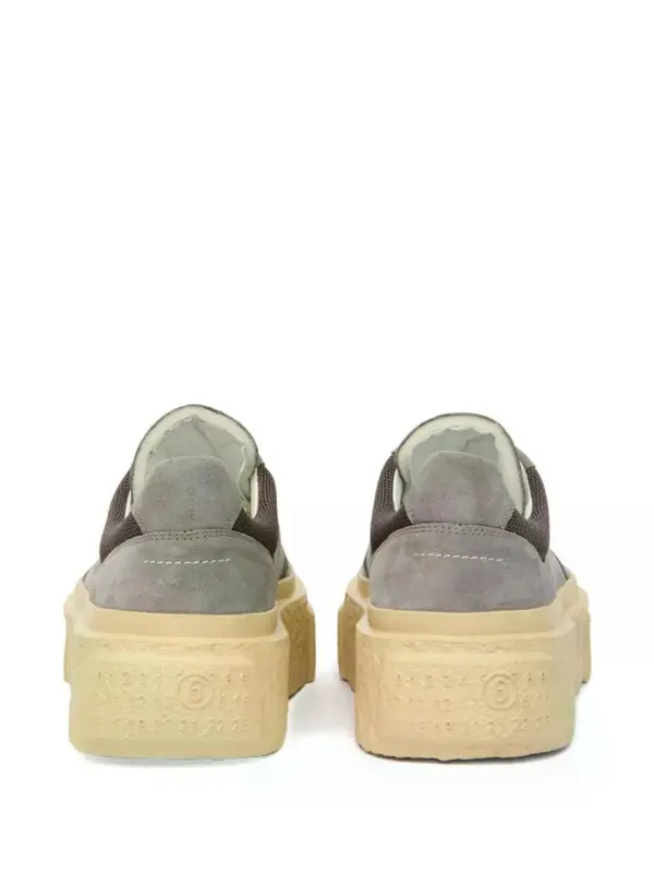 MAISON MARGIELA Gambetta Leather Sneakers - Grey