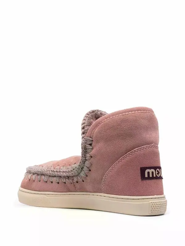 Mou Shearling Slip-on Ankle Boots