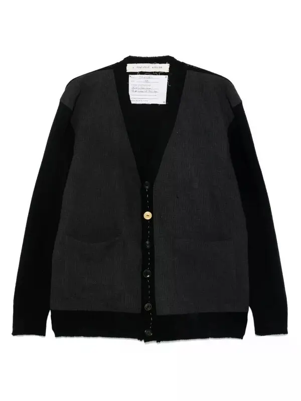 A TENTATIVE ATELIER Paneled Cardigan