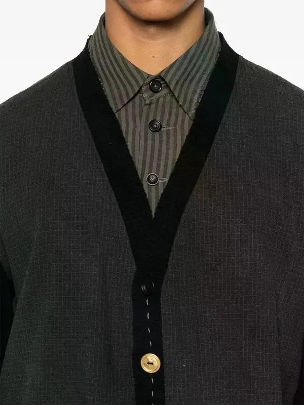 A TENTATIVE ATELIER Paneled Cardigan