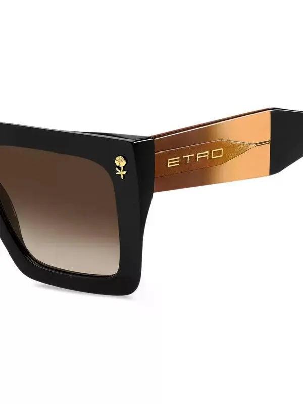 Etro Square-frame Sunglasses - Black