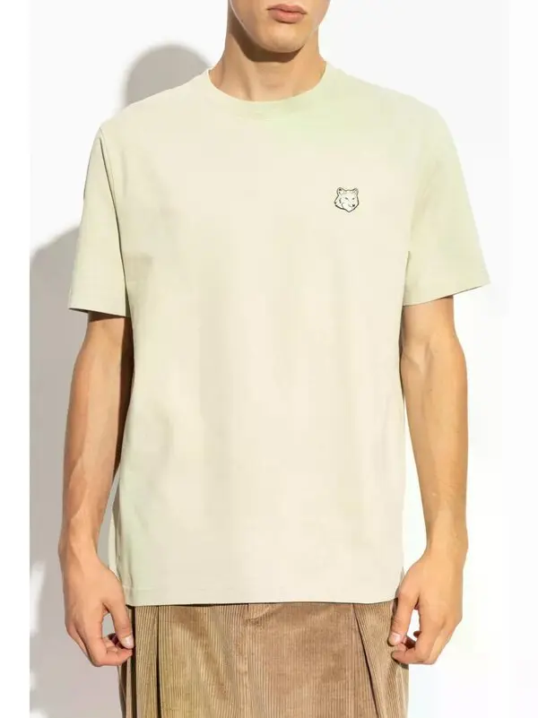 Maison Kitsuné Bold Fox Head Patch T-shirt - Neutrals