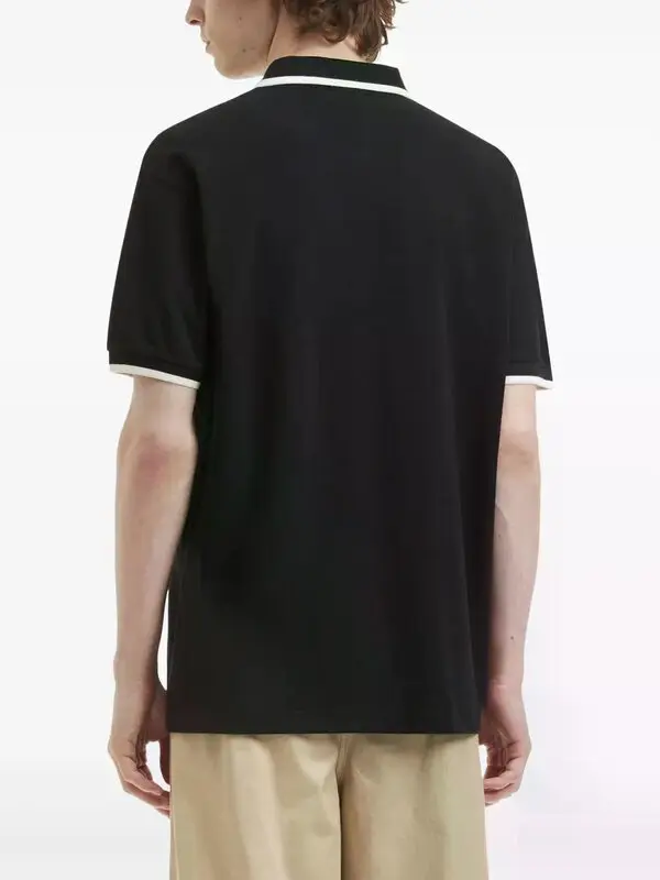 CHOCOOLATE Logo-embroidered Polo Shirt - Black