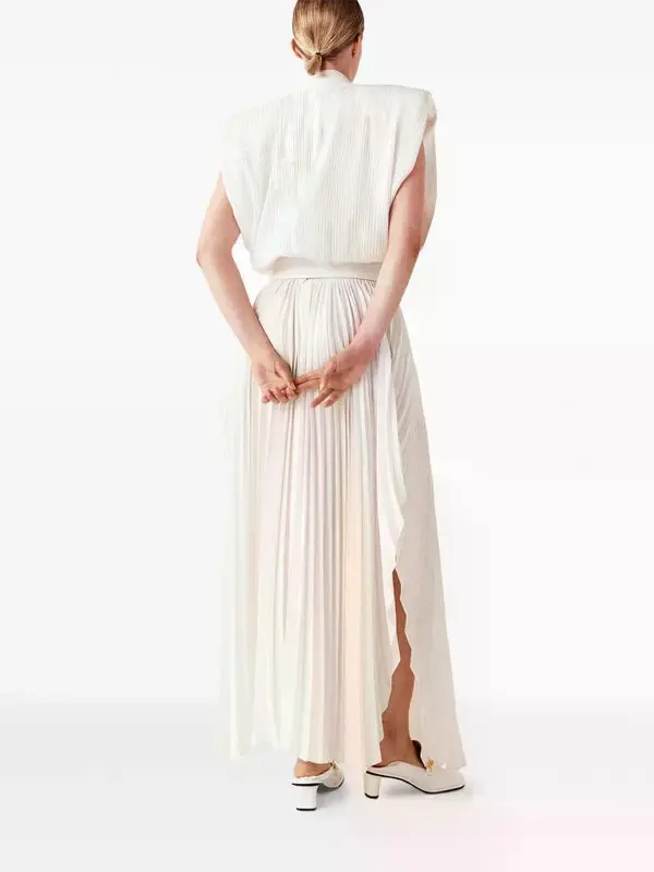 Stella McCartney Pleated Mid-rise Maxi Skirt