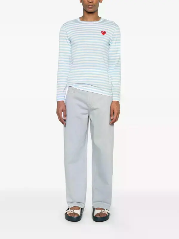 Play Comme Des Garcon Striped T-shirt