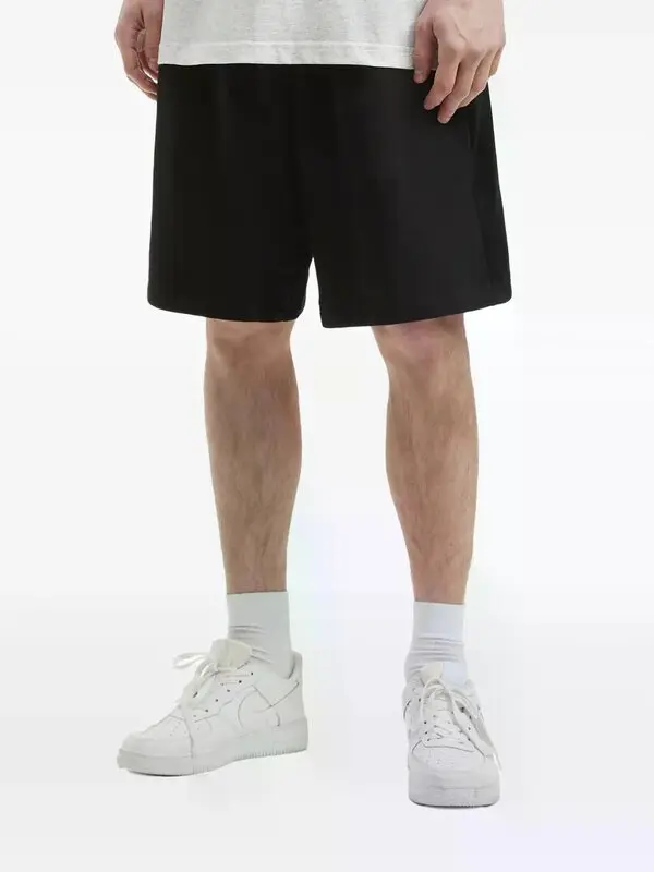 CHOCOOLATE Cotton Track Shorts - Black