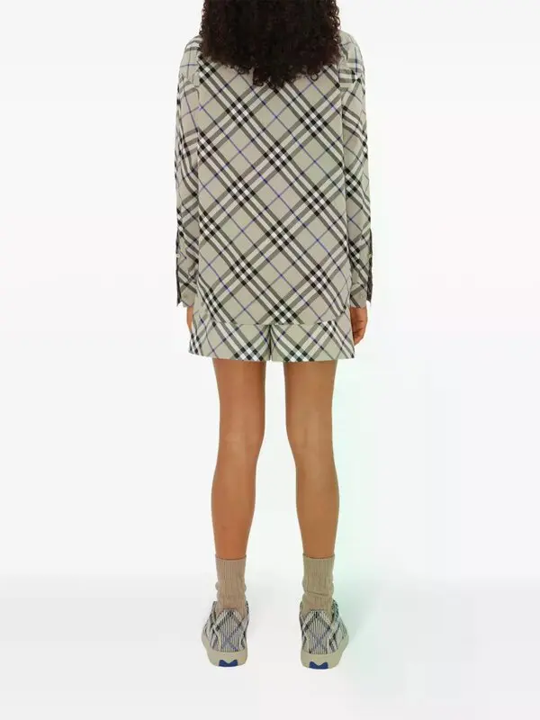Burberry Checked Cotton Shirt