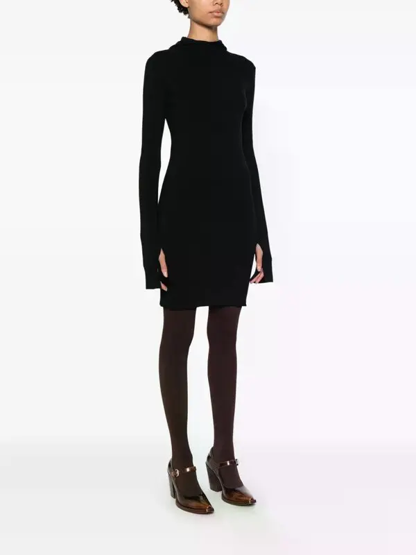 Fendi Ribbed-knit Mini Dress