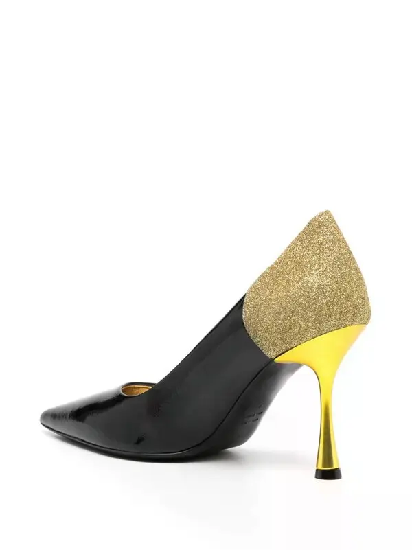 MADISON MAISON Alena Gold High-heel Pumps
