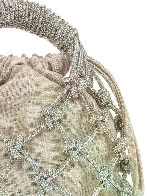 Kurt Geiger Small Macramé Tote Bag
