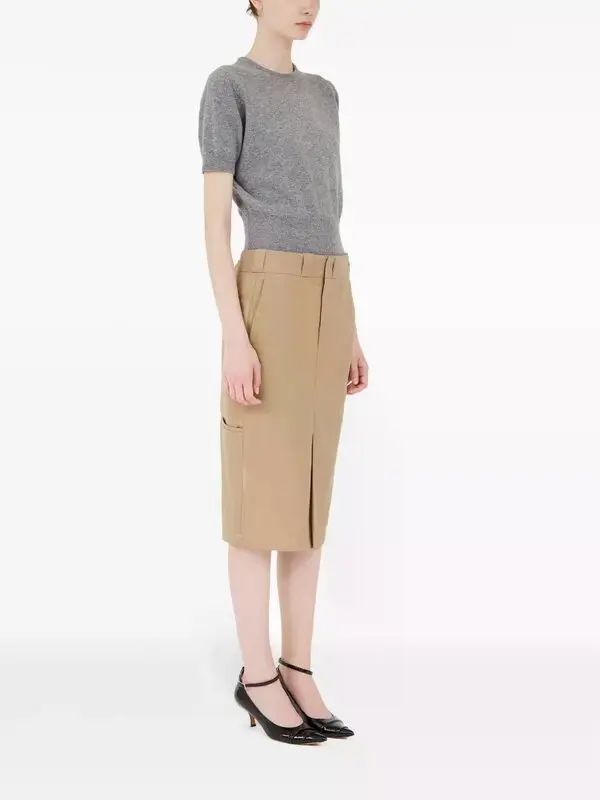 MAISON MARGIELA High-rise Midi Skirt