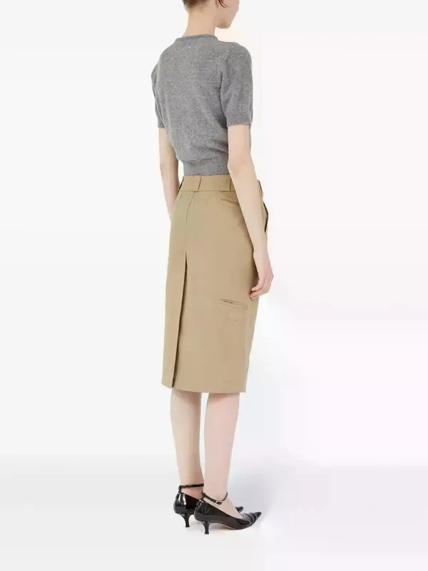 MAISON MARGIELA High-rise Midi Skirt