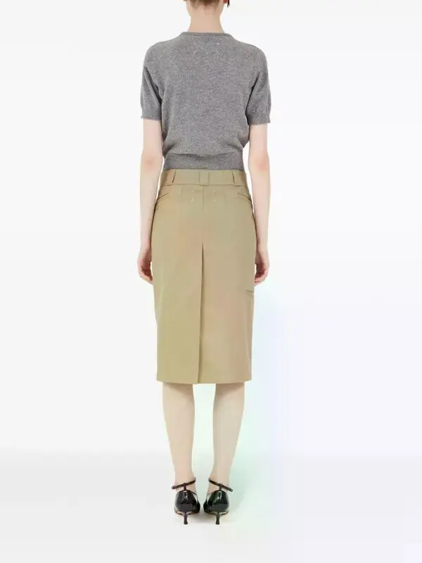 MAISON MARGIELA High-rise Midi Skirt