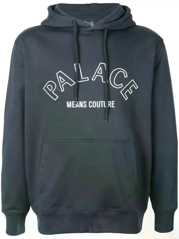 PALACE Couture Logo-print Hoodie - Blue