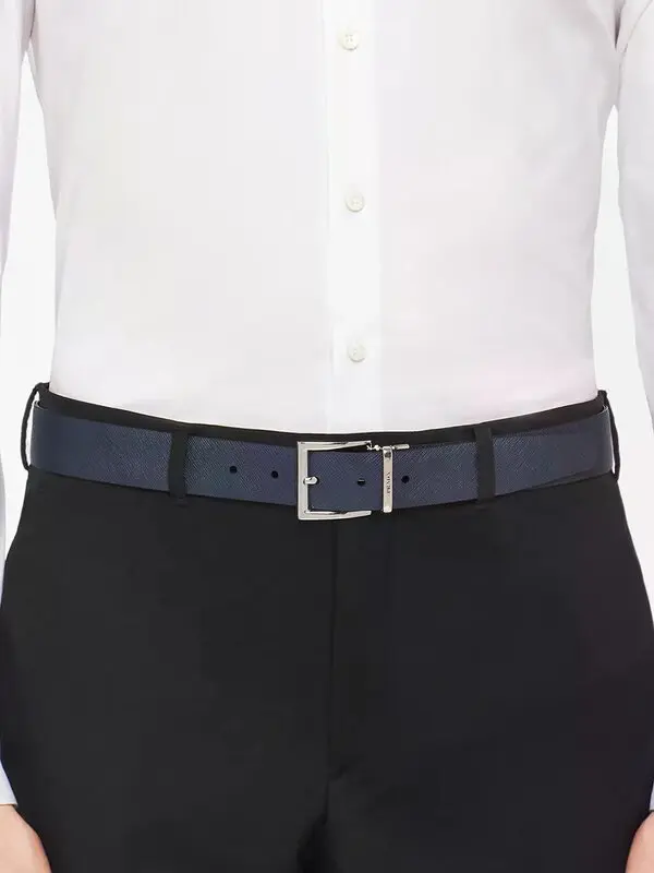Prada Buckle Reversible Belt