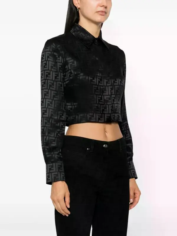 Fendi Ff-logo Print Jeans