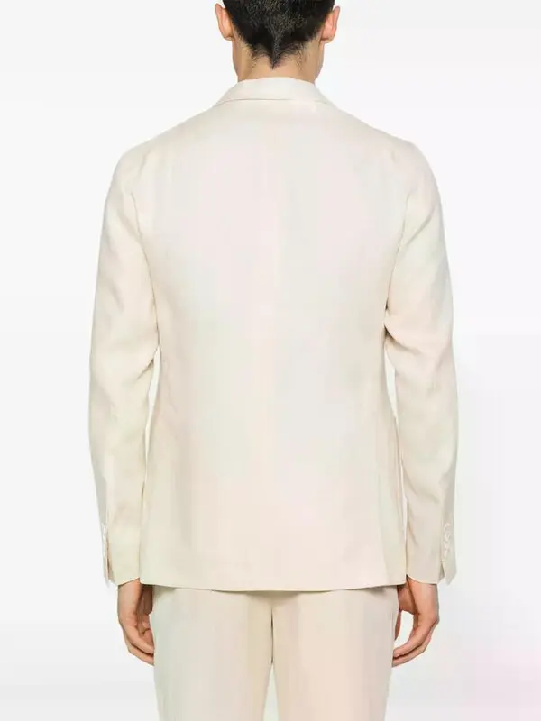 Tagliatore Linen Blazer - Neutrals