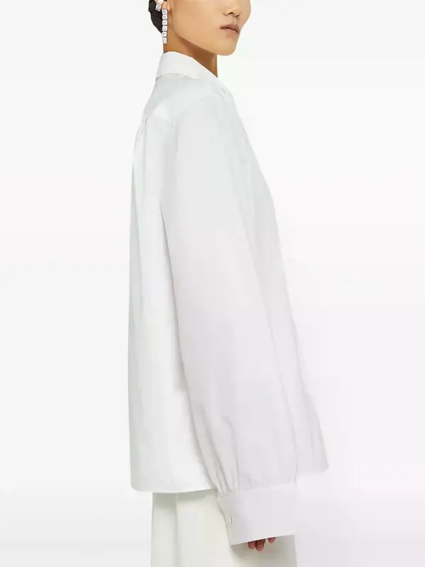 JIL SANDER Jewel-clip Cotton Shirt