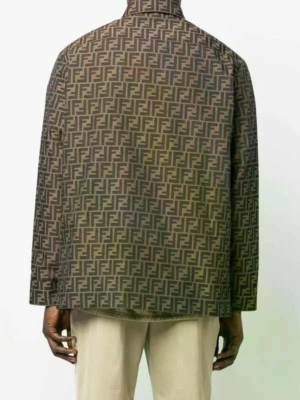 Fendi Monogram-pattern Shirt Jacket
