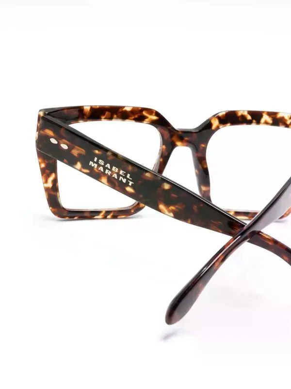 Isabel Marant Tortoiseshell Square-frame Sunglasses - Brown