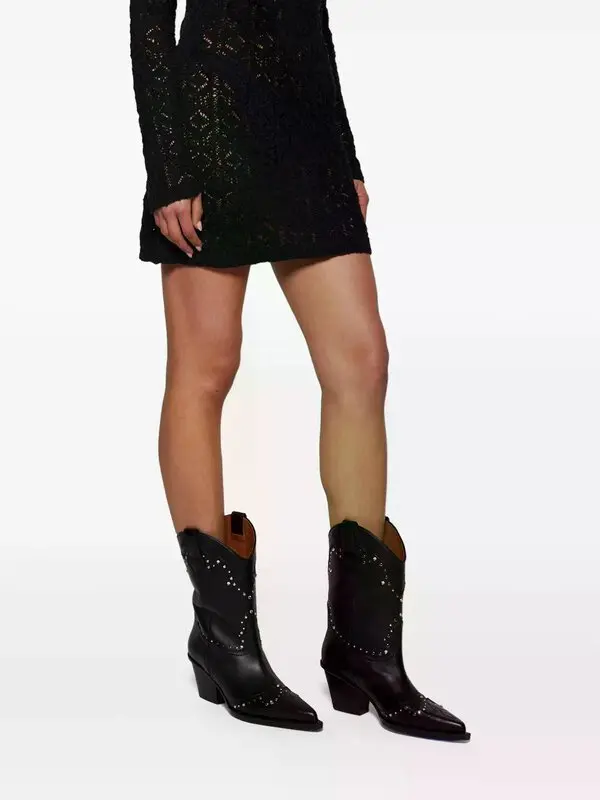 Paris Texas 60mm Janice Boots - Black