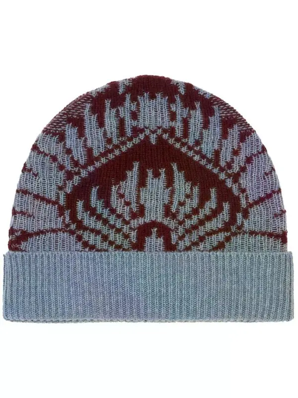 Etro Intarsia-knit Wool Beanie