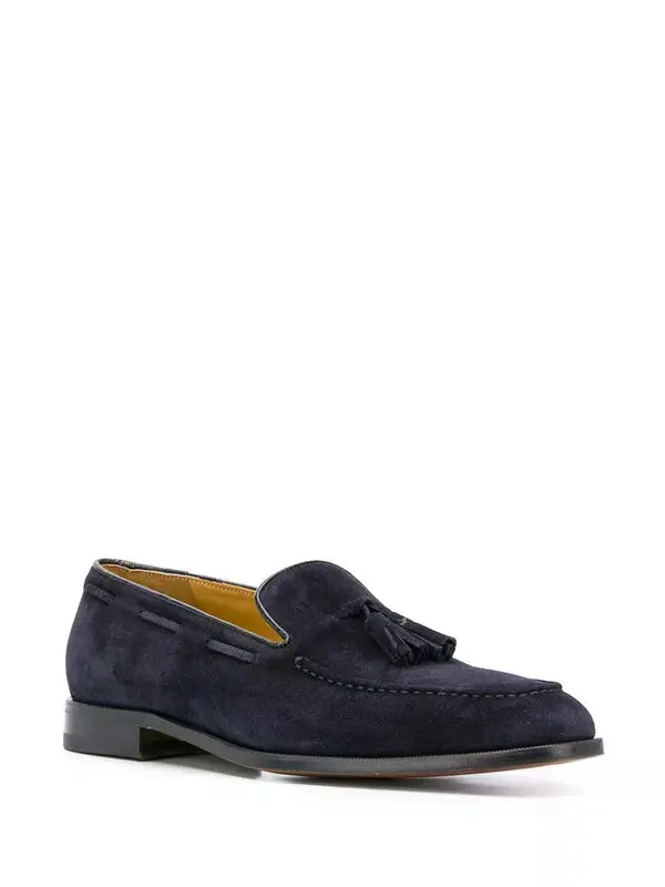 SCAROSSO Suede Tassel Loafers