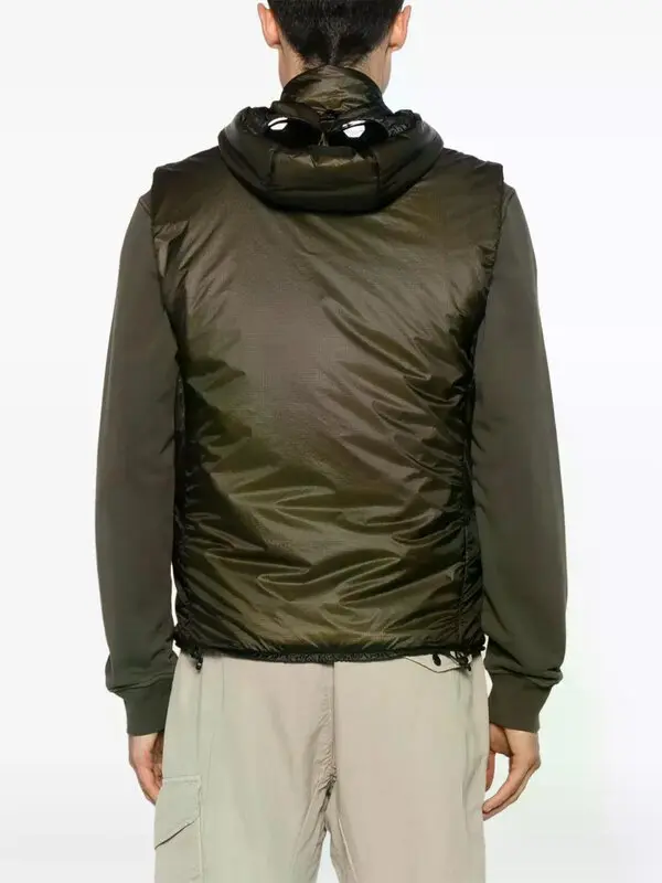C.P. COMPANY Nylon Shell Vest - Brown