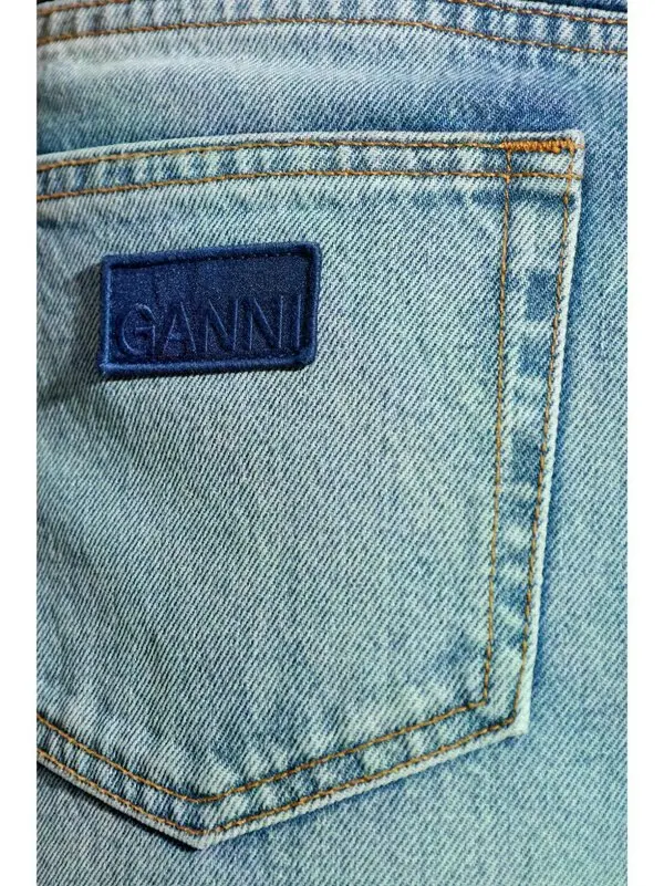 GANNI Organic Cotton Denim Jeans
