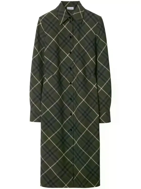 Burberry Check-print Shirt Dress